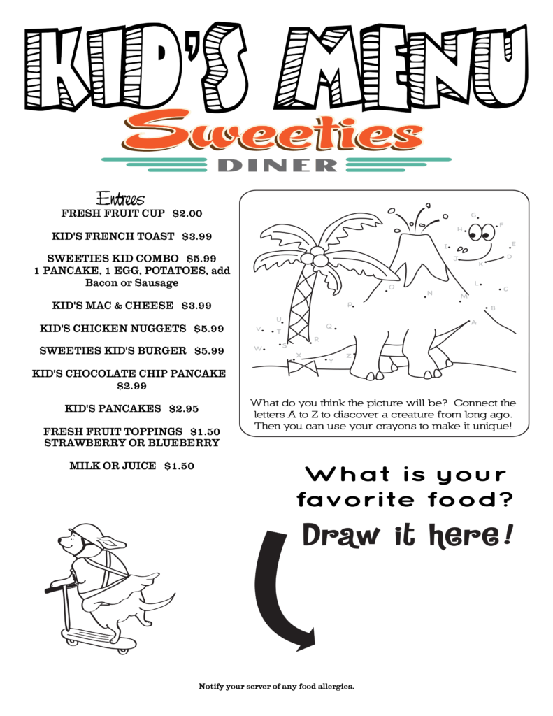 Kids Menu